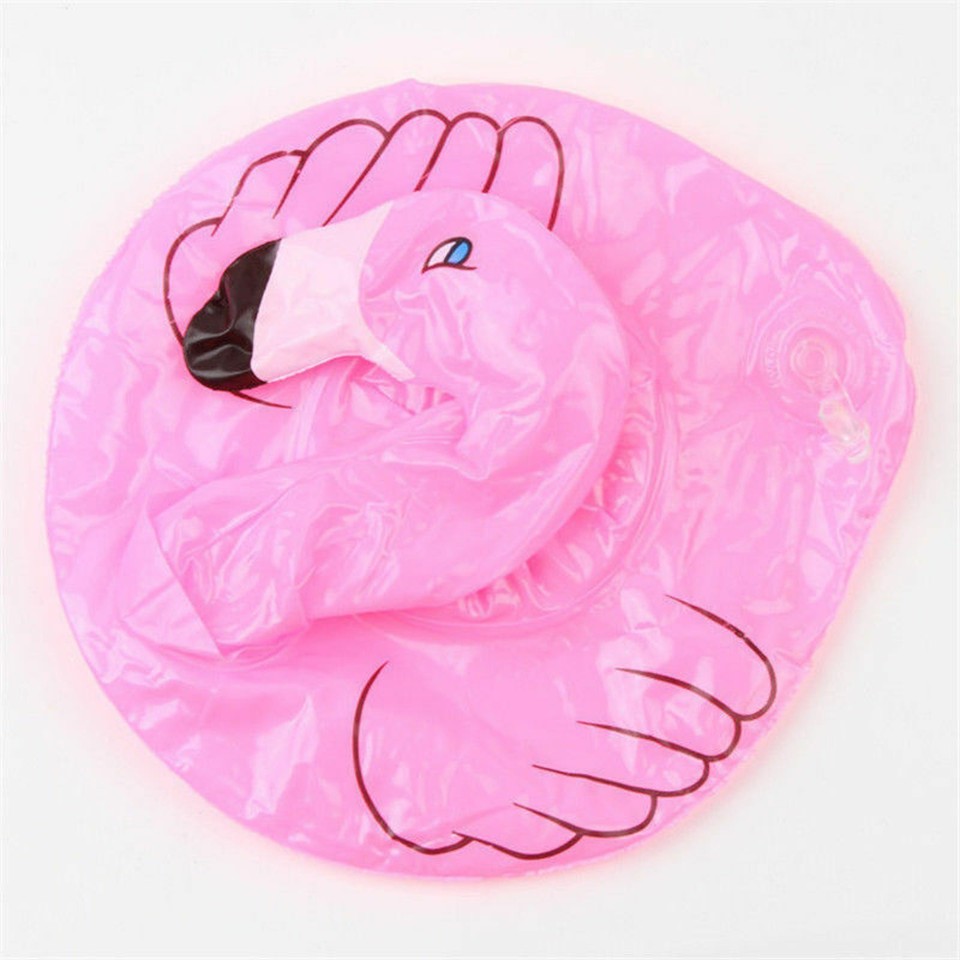 2 Pcs Flamingo Floating Inflatable Drink Can Holder Swimming Pool Bath ...
