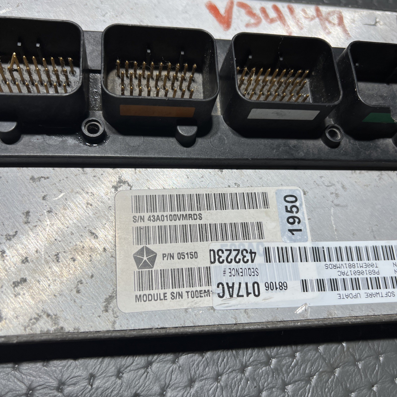 2011 JEEP GRAND CHEROKEE 3.6L 4WD ECU ECM PCM ENGINE COMPUTER MODULE ...