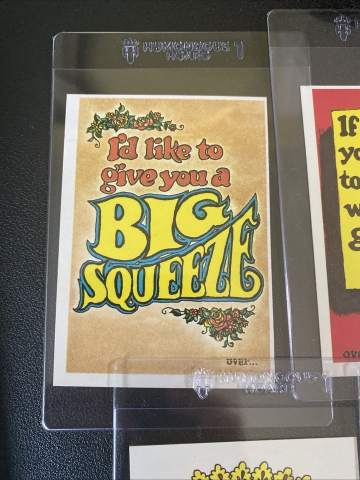 1965 Lot 5 MONSTER GREETINGS Topps Trading Cards ROBERT R. CRUMB ART | eBay