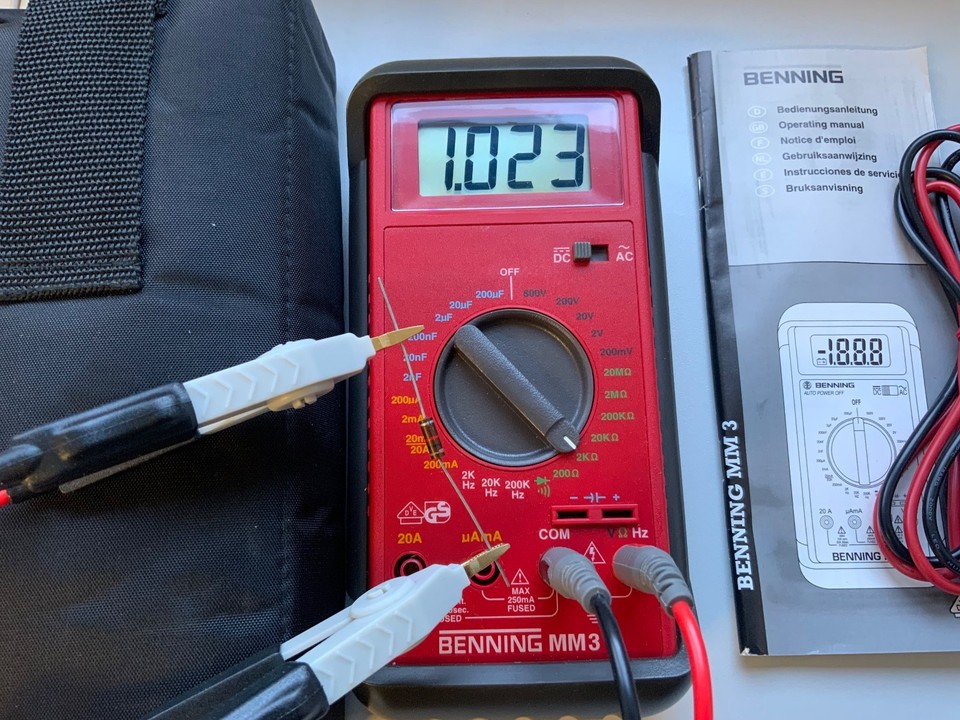 Benning mm3 Hand Multimeter digital Gebraucht wie neu 2000 Counts Cat ...