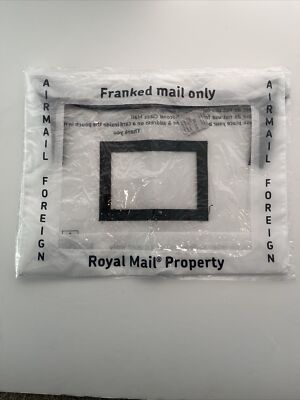 Genuine Royal Mail Franking Pouch Postage Bag -International Airmail | eBay