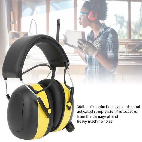 Digital AM/FM Radio Stereo Earmuffs With Noise Reduction HTE | eBay