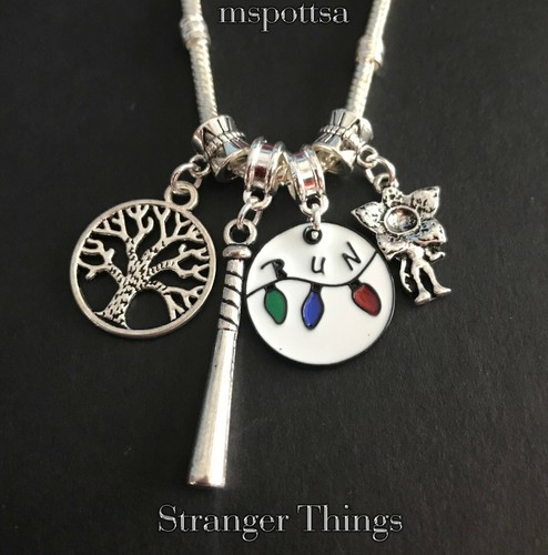 Stranger Things Silver European Bracelet Charms Pendants Sliders ...