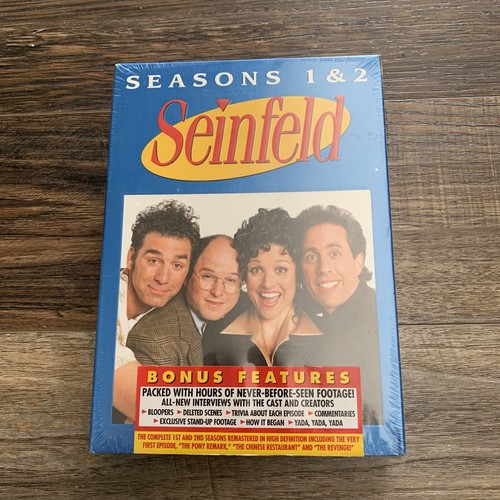 Seinfeld, Season 1 &2 ( DVD, 2004, 4 Disc Box Set) Brand New Sealed | eBay