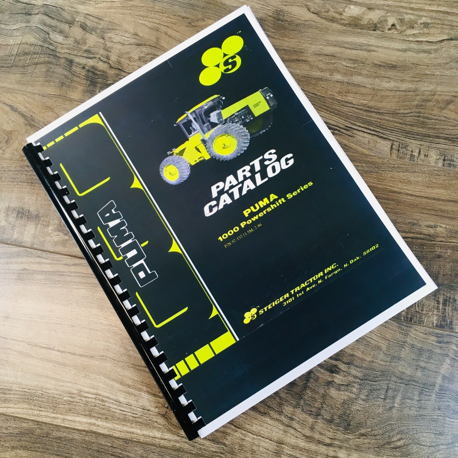 Steiger Puma 1000 Powershift Series Tractor Parts Manual Catalog Book P ...