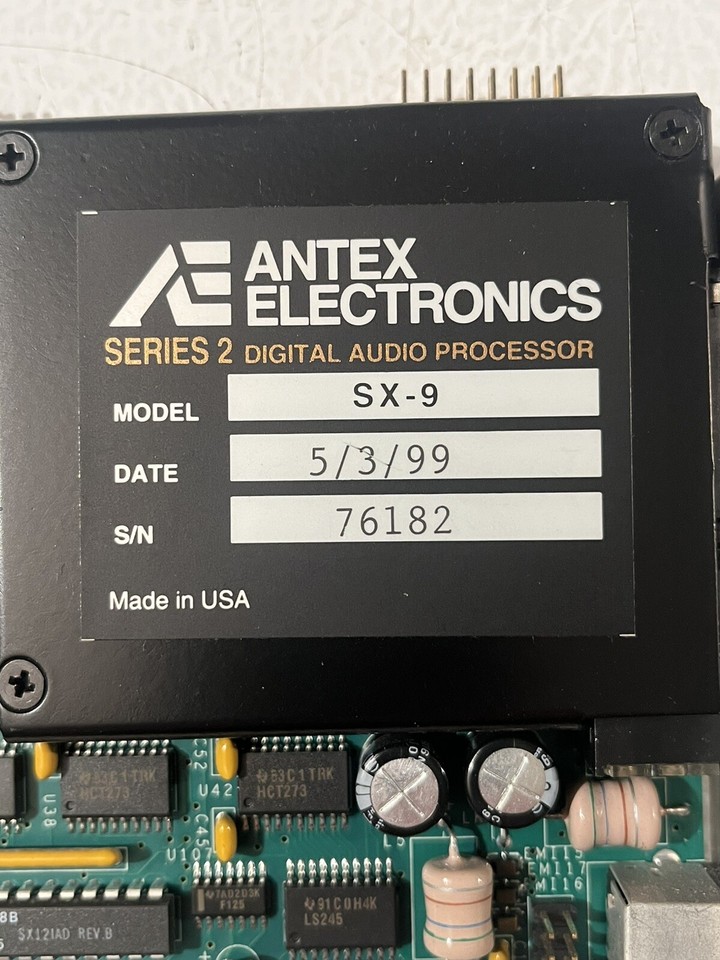 ANTEX ELECTRONICS SERIES 2 DIGITAL AUDIO PROCESSOR SX-9 16-BIT ISA CARD | eBay