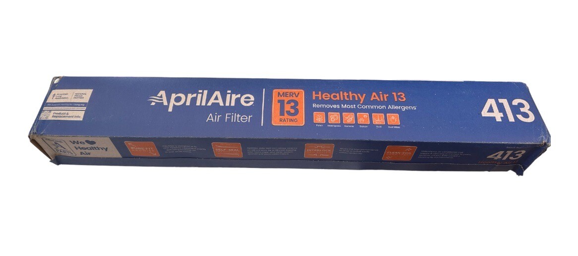 Aprilaire 413 Filter Media Replacement for 2410 & 4400; MERV 13 Rating ...