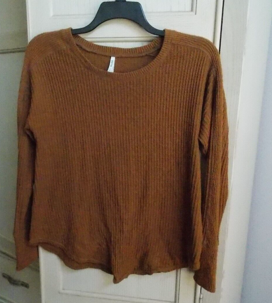 Mudd Orange Rust Color Sweater Women's Size Medium 8-10 | eBay