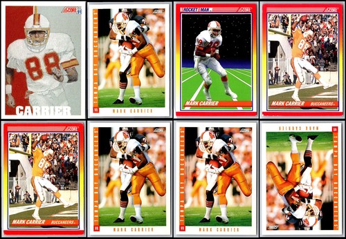 Score Mark Carrier Tampa Bay Buccaneers (8) Card Lot - DON’T MISS OUT ...