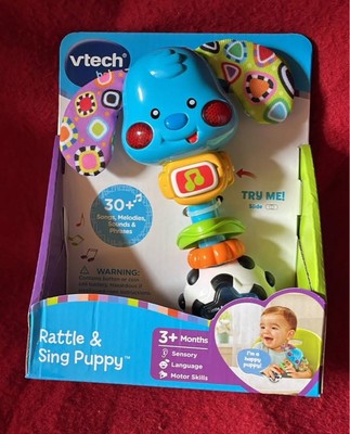 VTech Baby Rattle and Sing Puppy 30+ Songs, Melodies, Sounds and ...