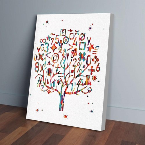Teacher Math Tree Vertical Poster Prints | eBay