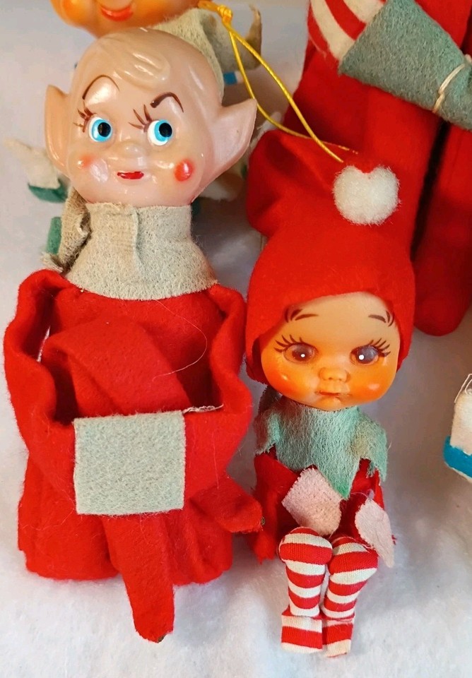Vintage Knee Hugger Elves Shelf Sitters Lot of 11 Legend of the Pixie JAPAN | eBay