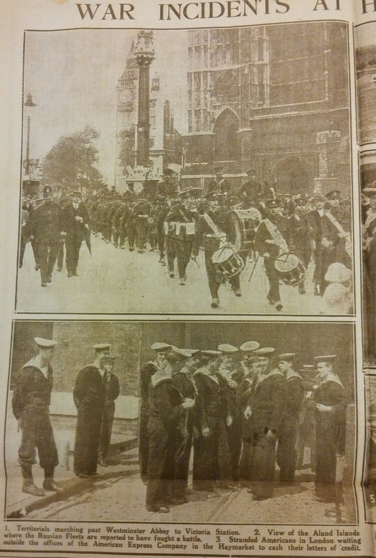 1914 Newspaper World War I Starts Picture Photos History Military Army ...