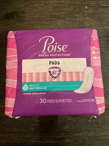 Poise Pads - 30 Count Light Regular 36000192025| eBay