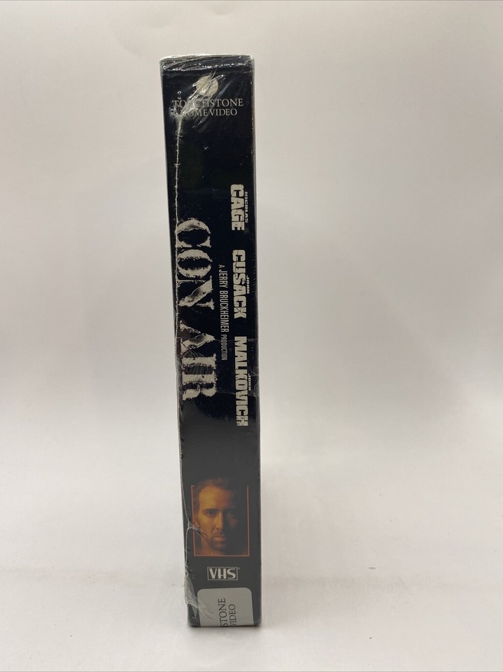 Con Air (VHS, 1997) Nicolas Cage, John Cusack, John Malkovich - New ...