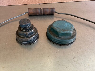 Vtg. Gas Or Oil Can Cap Or Spout For -5 Gallon Container With Wood ...