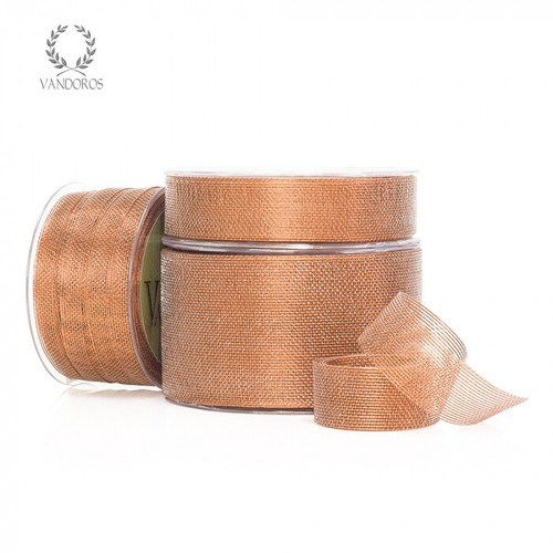 MESH RIBBON RIA METALLIC MESH COPPER 65MM X 155 METRES VANDOROS $39.95 ...