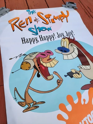 Vintage Ren and Stimpy Show Poster 1992 | Grelly USA
