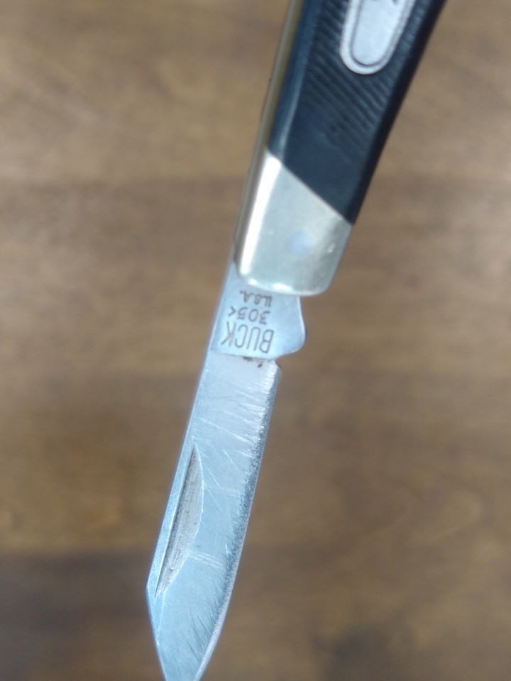 Buck 305 Lancer Two Blade Pocket Knife Made In USA 1986 | eBay