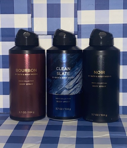 3-Pack Bath & Body Works Men's Collection Body Spray Top Sellers ...