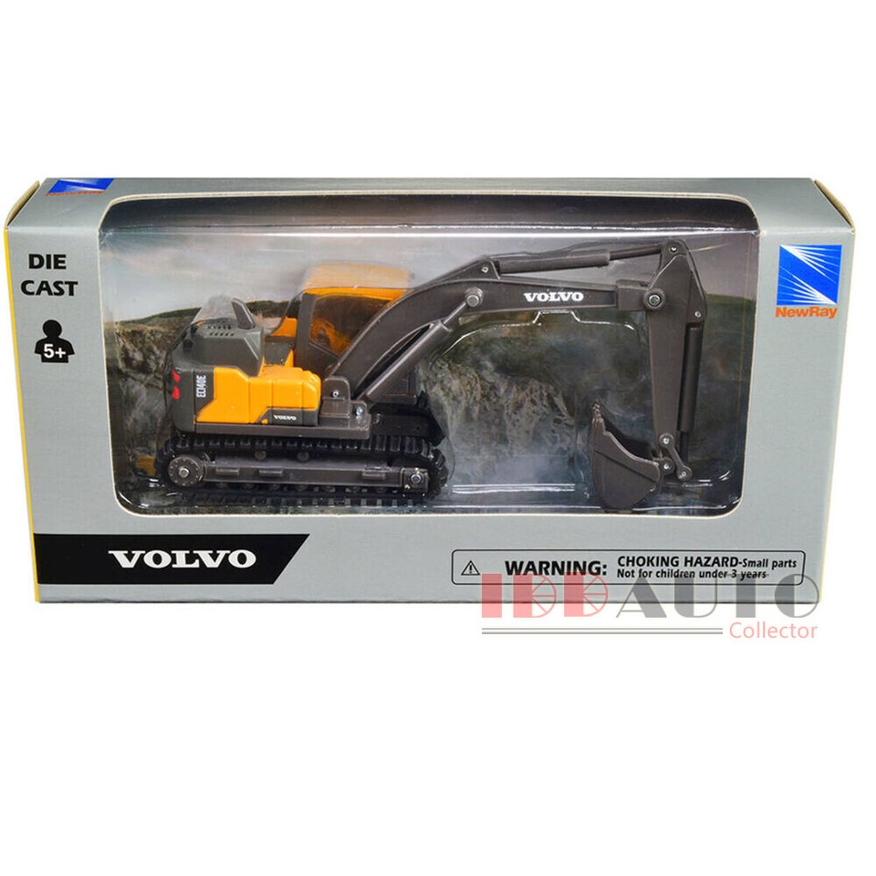 NEW RAY VOLVO EC140E TRACK-TYPE EXCAVATOR YELLOW DIECAST MODEL 32113 | eBay