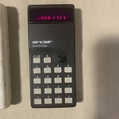 Sinclair Cambridge calculator boxed | eBay