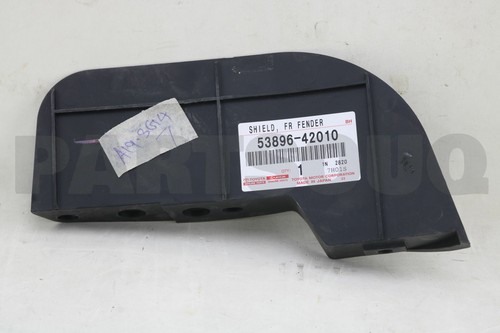 5389642010 Genuine Toyota SHIELD, FRONT FENDER SPLASH, FRONT LH 53896 ...