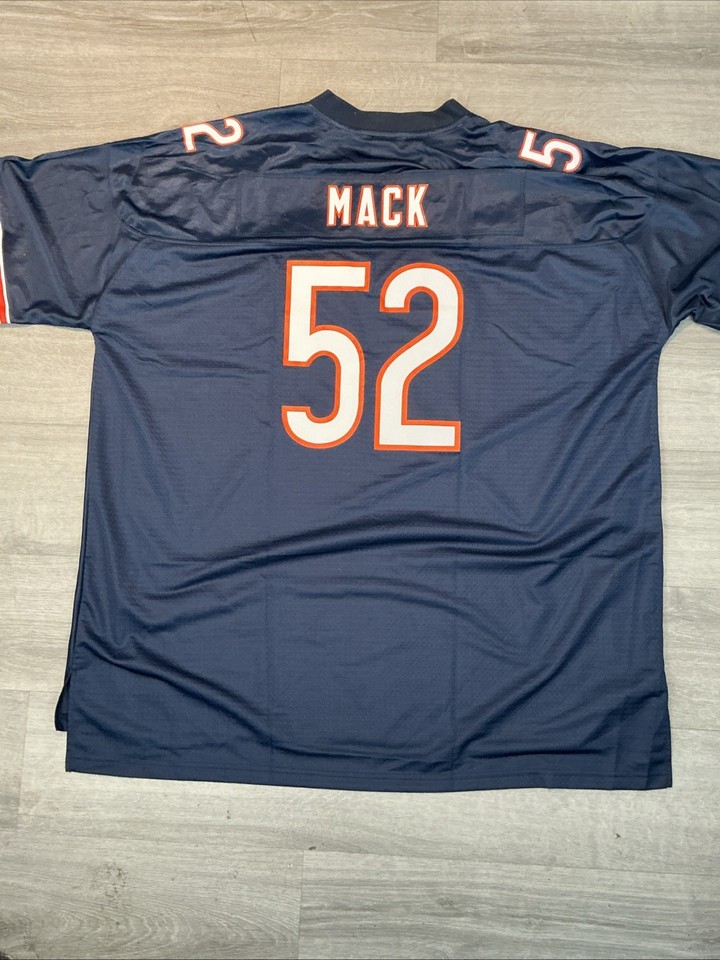New Adult Navy NFL Proline Chicago Bears Khalil Mack 4XL-T Jersey | eBay
