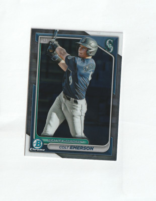 2024 BOWMAN PROSPECT CHROME SEATTLE MARINERS - COLT EMERSON #BCP-10 | eBay