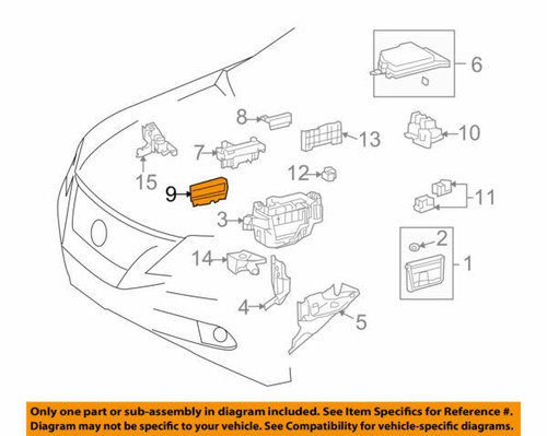 82620-48140 Toyota Block assy, fusible link 8262048140, New Genuine OEM ...
