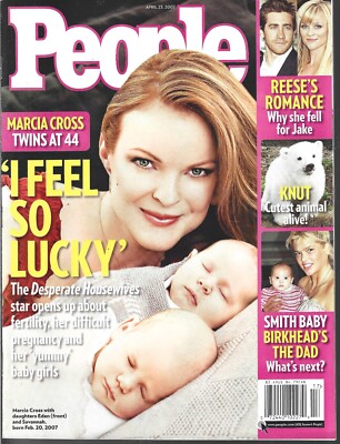 PEOPLE MAGAZINE APRIL 23 2007 (VF) MARCIA CROSS, REESE WITHERSPOON | eBay