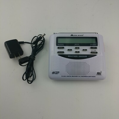 Midland WR-120EZ NOAA All Hazards Weather Alert Radio with Power ...