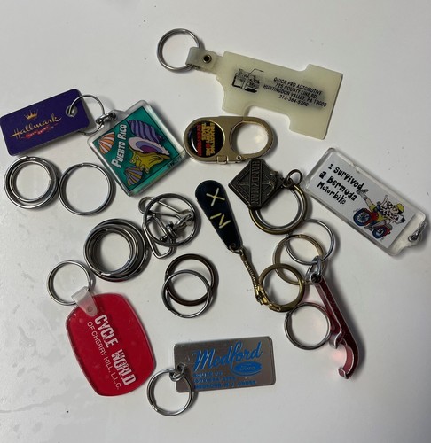 Lot of Random Key Rings | eBay