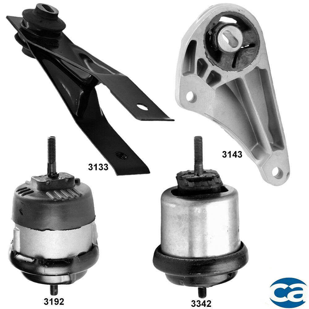 Engine Motor Mounts & Trans Mount Set of 4PCS for 07-08 GMC Acadia 3.6L ...