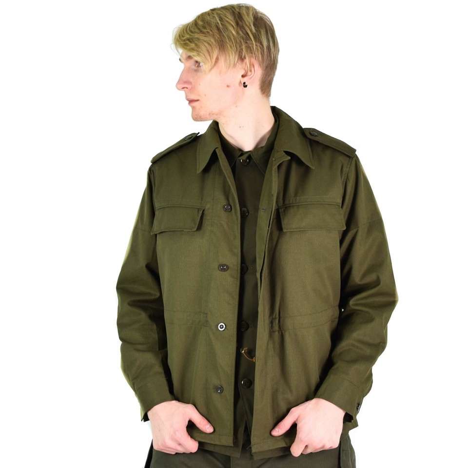 Original vintage Czech army field jacket M85 military Olive green ...