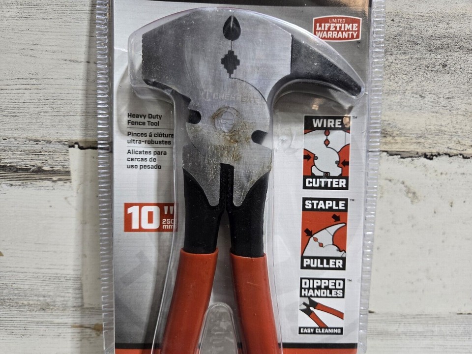 Crescent Heavy Duty Fence Tool Solid Joint Pliers with Cushion Grip | eBay