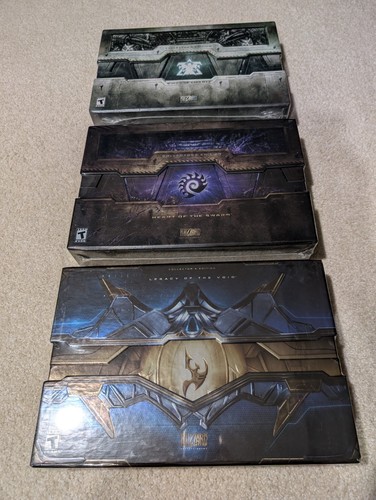 Starcraft II 2 Collector's Edition 3-pack (all 3 races)! New In Box ...