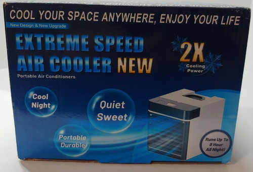 EXTREME SPEED AIR COOLER 2X COOLING POWER PORTABLE AIR CONDITIONER | eBay