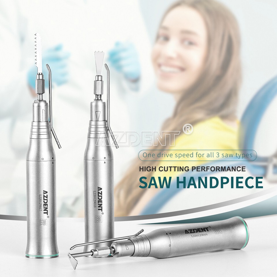 AZDENT Dental Straight Nose Low Speed Handpiece /Saw Handpiece Bone ...