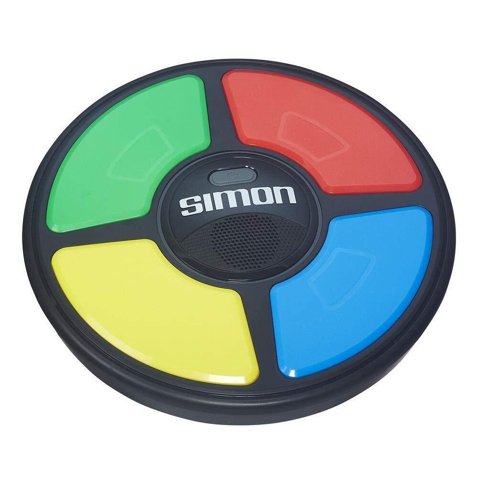 Electronic SIMON Large Classic Size Memory Light Sound Says Game Box ...
