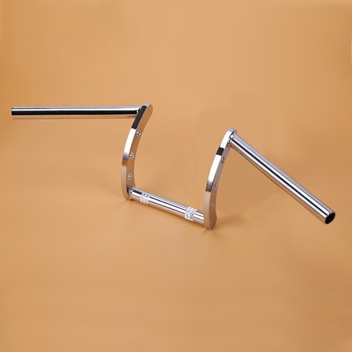 1'' Chrome Motorcycle Handlebars Z-Bar Drag Bars For Suzuki Chopper ...
