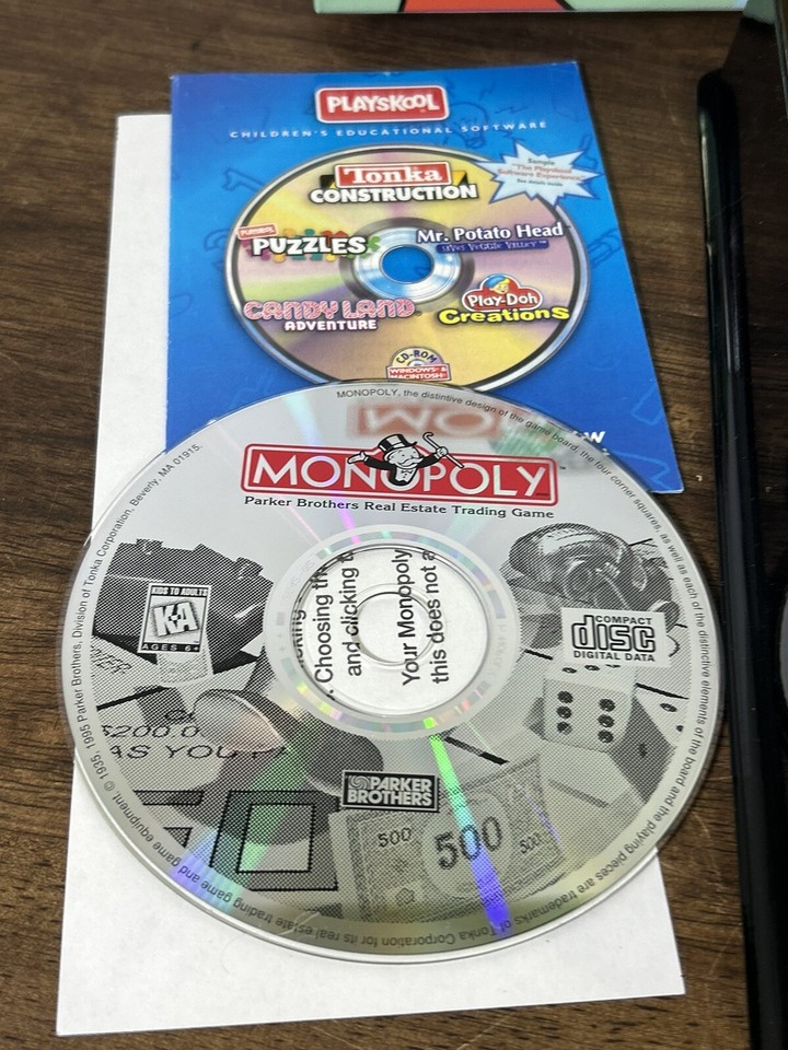 Monopoly CD-ROM (PC, 1995) 73000440367 | eBay