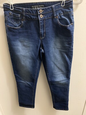 Cato Premium Capris Size 6 Waist 32” Inseam 25” Mid Rise Comfort Waist ...