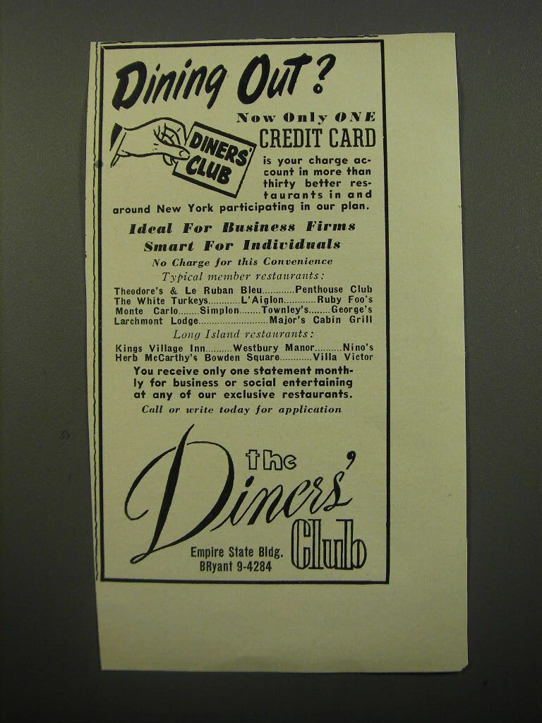 Diners Club Ad