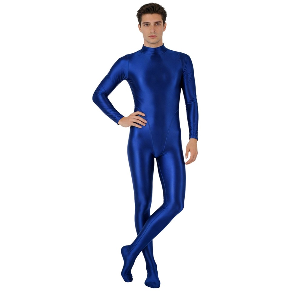 Men Unitard Running Bodysuit Yoga Jumpsuit Clothes Bodystocking Rompers ...