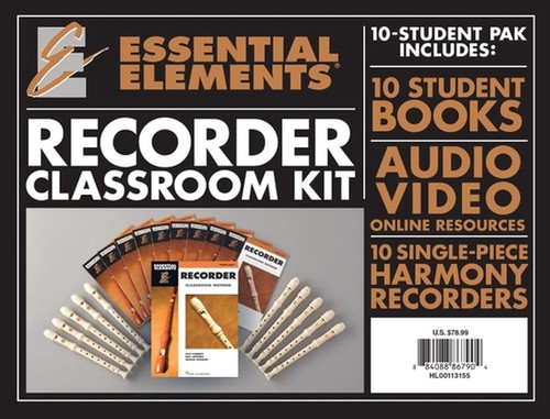 Essential Elements for Recorder Classroom Kit: Includes 1 Student Book ...
