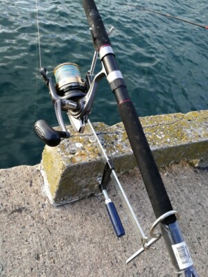 2xheavyduty metal pier /boat /bullbar rod holder Rod rest bracket free ...