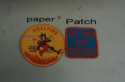 Army Aviation Rockwell Hellfire patch plus bonus (B4 Gray bin) | eBay