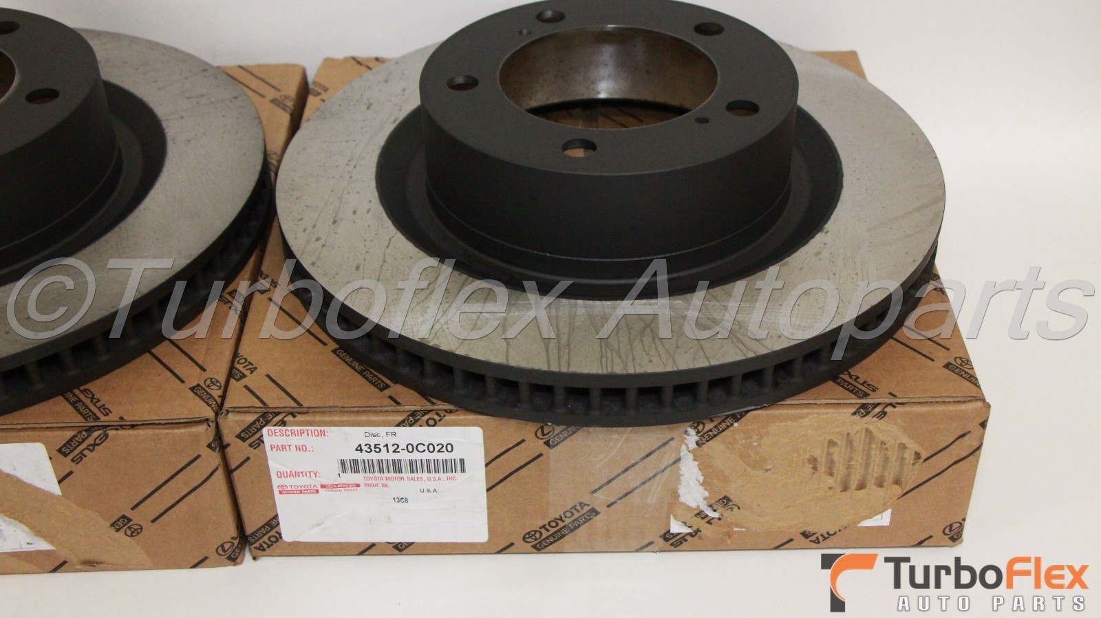 Toyota Sequoia 08-21 / Tundra 07-21 Front Brake Rotors Genuine OEM ...