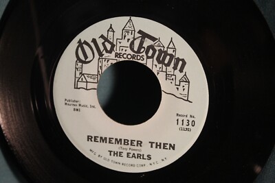 EARLS, THE---REMEMBER THEN(1962) | eBay